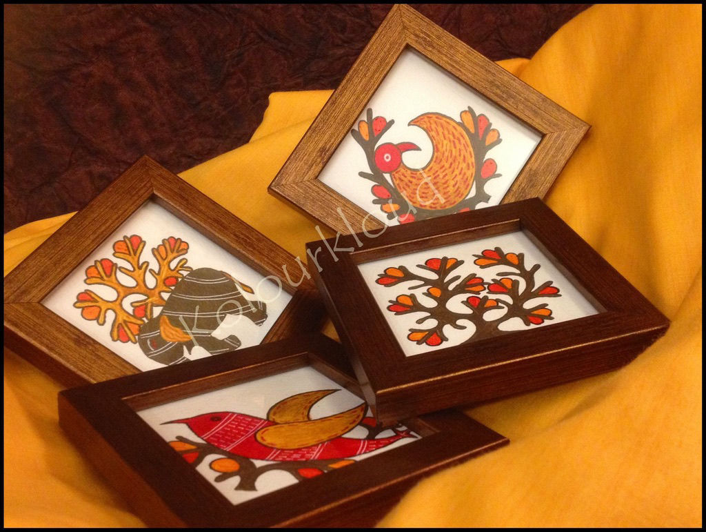 Tea Coasters (Set of 4) | Wecomart - Buy Authentic Indian Handicrafts ...