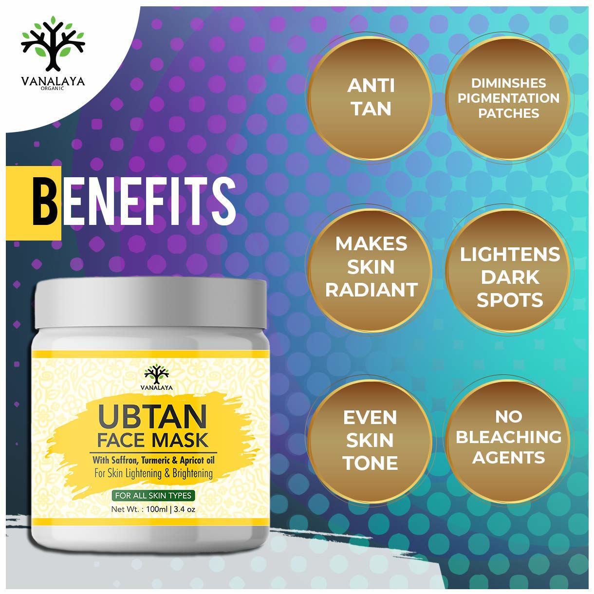 Ubtan face mask Fairness | Wecomart - Buy Authentic Indian Handicrafts Online