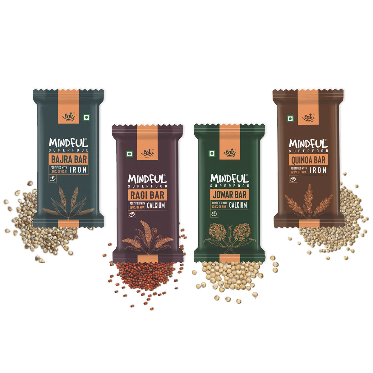 Millet Energy Bars Variety Pack (Pack of 12) | Wecomart - Buy Authentic ...
