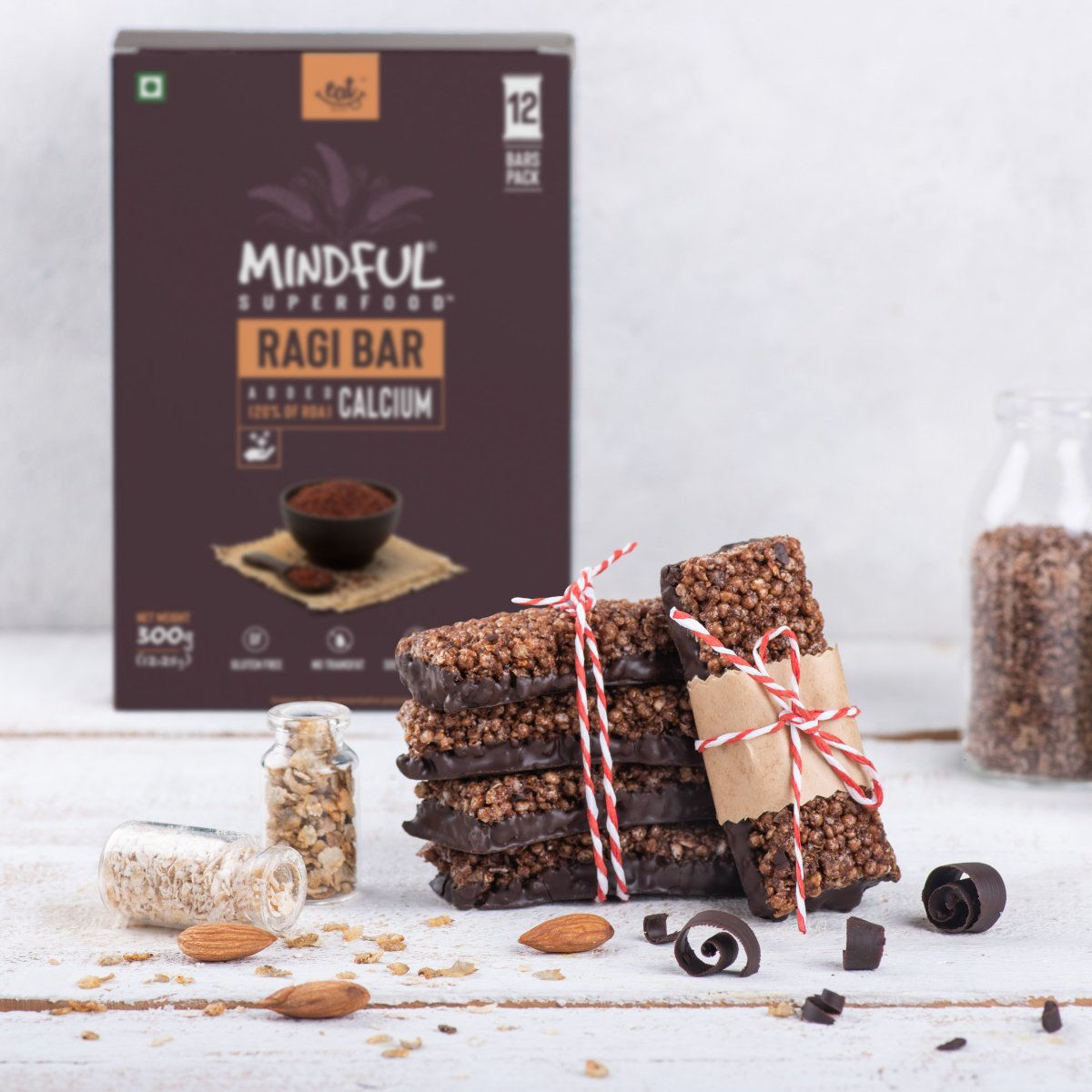 Ragi Millet Snack Bars (Pack of 12) | Wecomart - Buy Authentic Indian ...