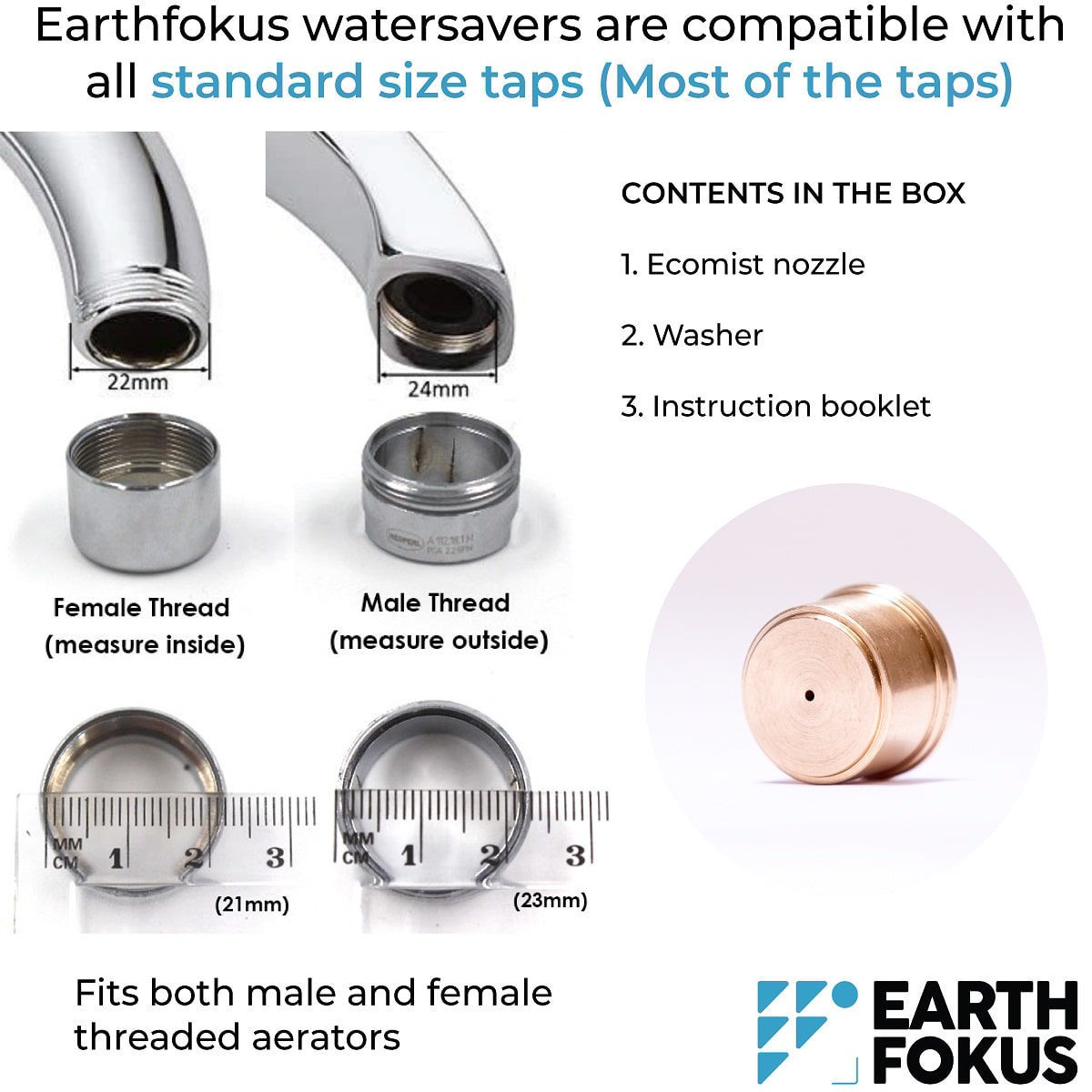 Ecomist 95% Water Saver (Standard Size Taps) | Wecomart - Buy Authentic ...