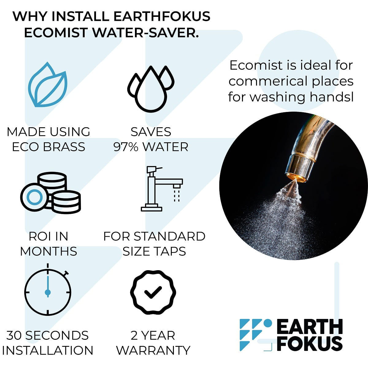 Ecomist 95% Water Saver (Standard Size Taps) | Wecomart - Buy Authentic ...