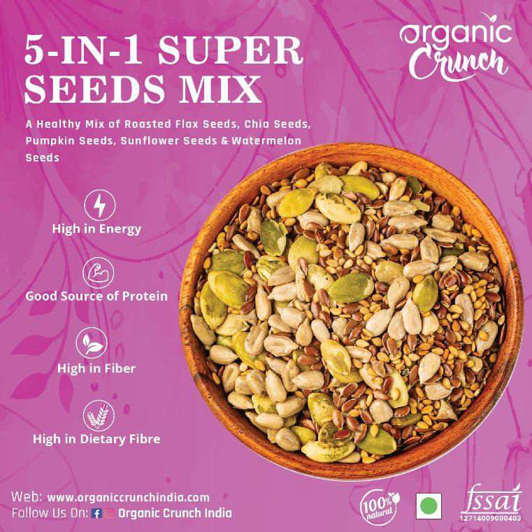 5-in-1 Super Seeds Mix | Wecomart - Buy Authentic Indian Handicrafts Online