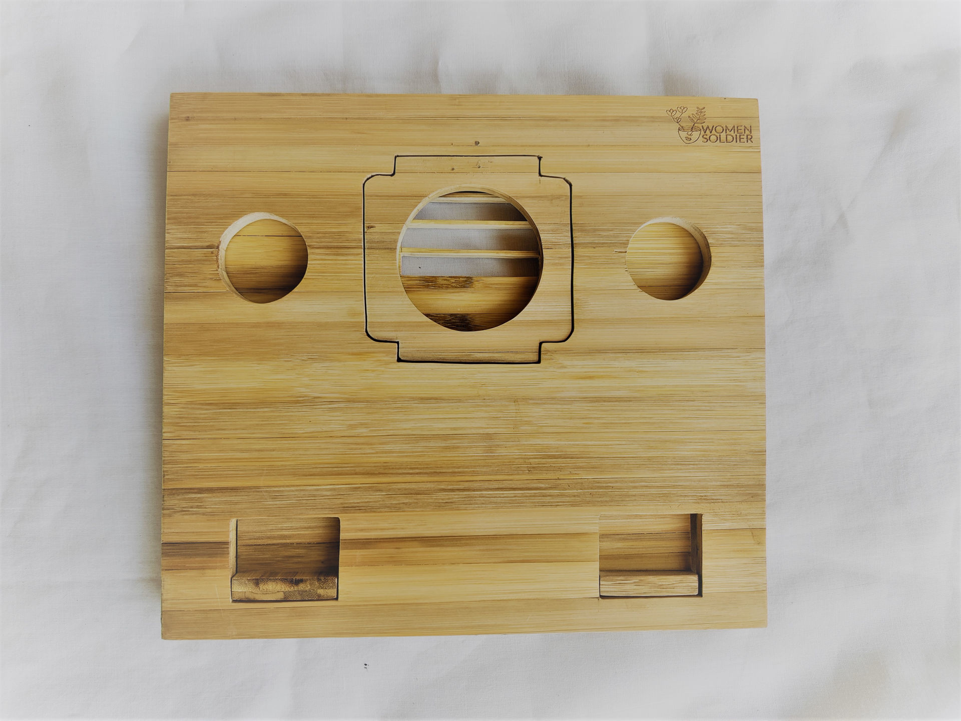 Bamboo Laptop Stand | Wecomart - Buy Authentic Indian Handicrafts Online